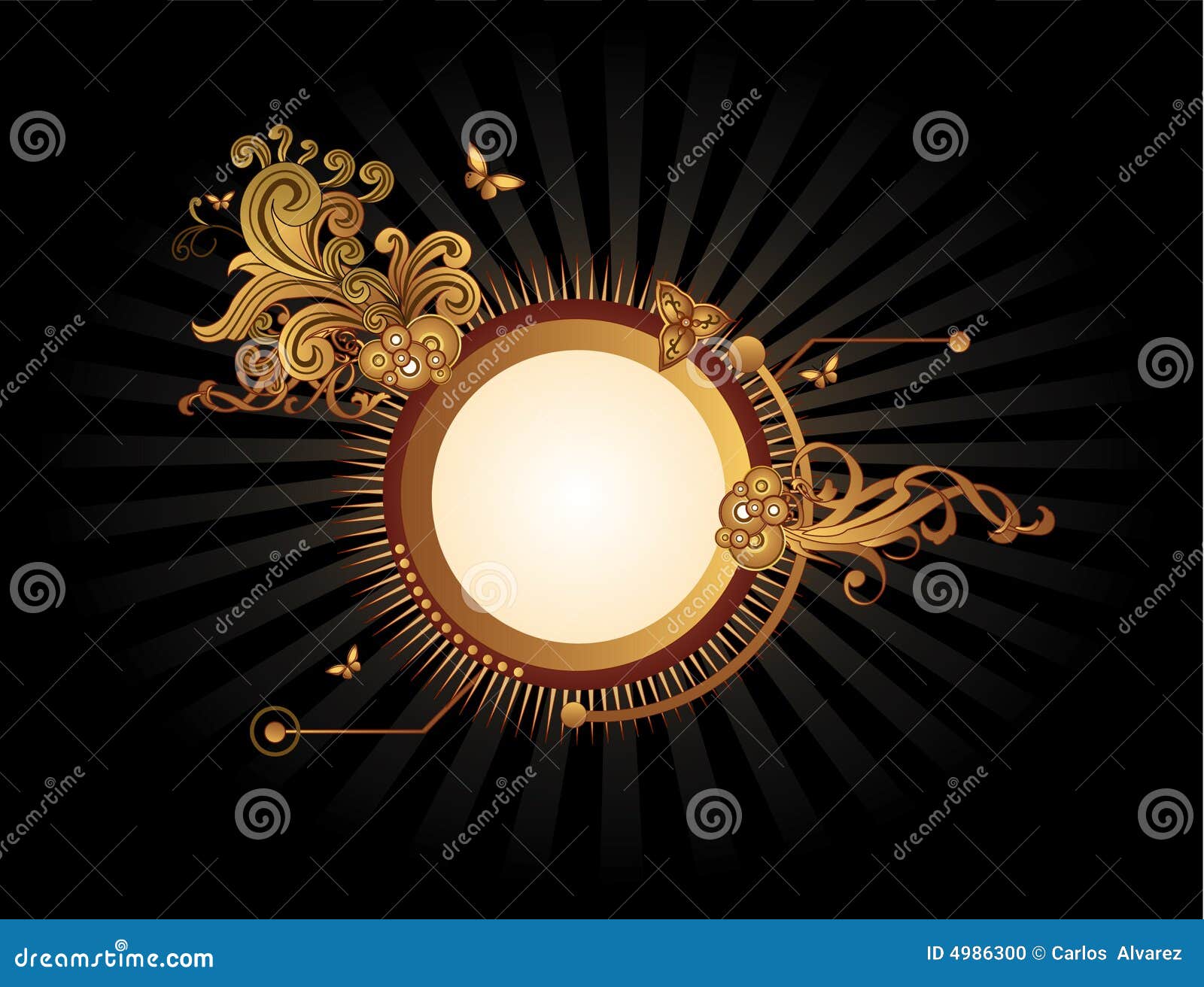 Banner Gold Abstract Vector Stock Vector - Illustration of background ...