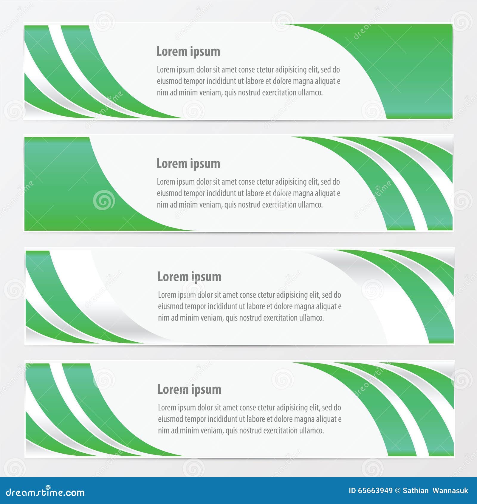 Banner green color stock vector. Illustration of arrow - 65663949