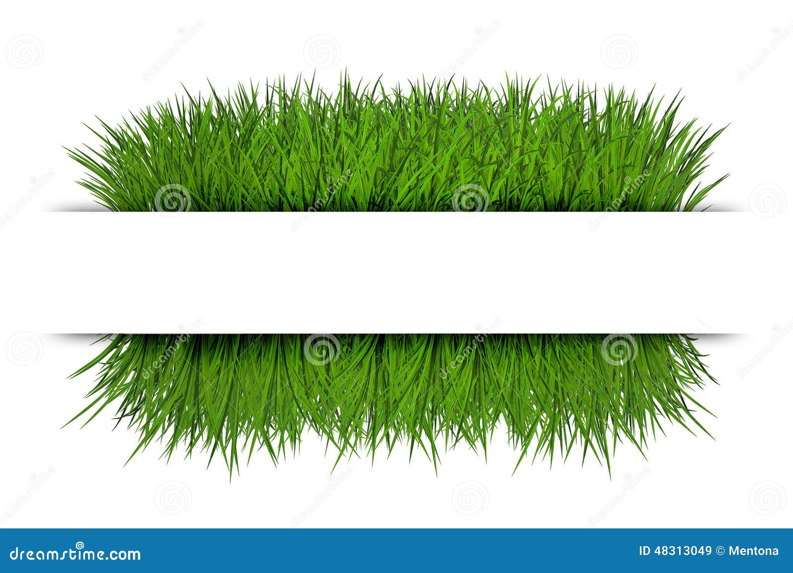 Banner with green grass stock illustration. Illustration of paper ...