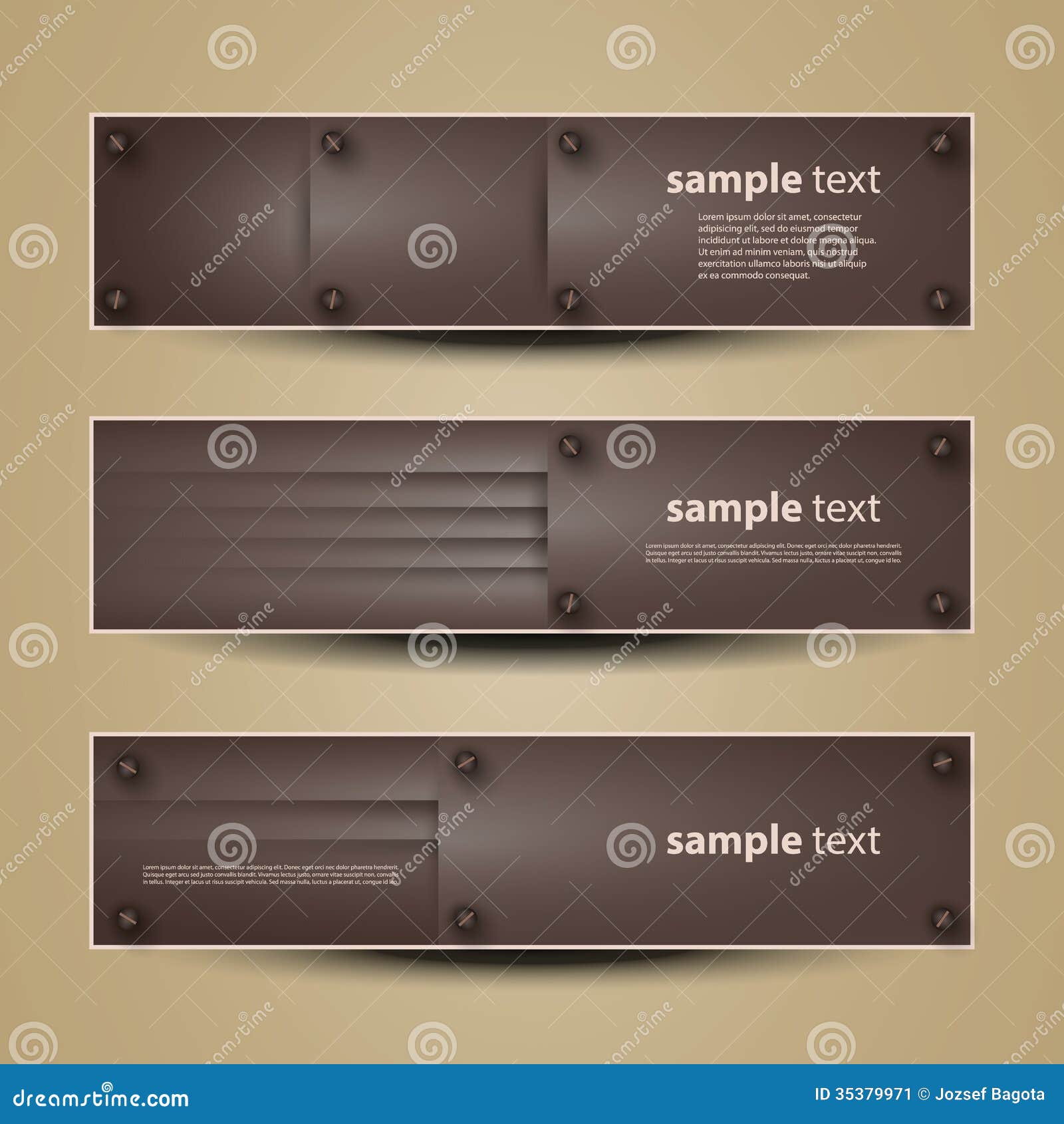 Banner or Header Designs stock vector. Illustration of design - 35379971