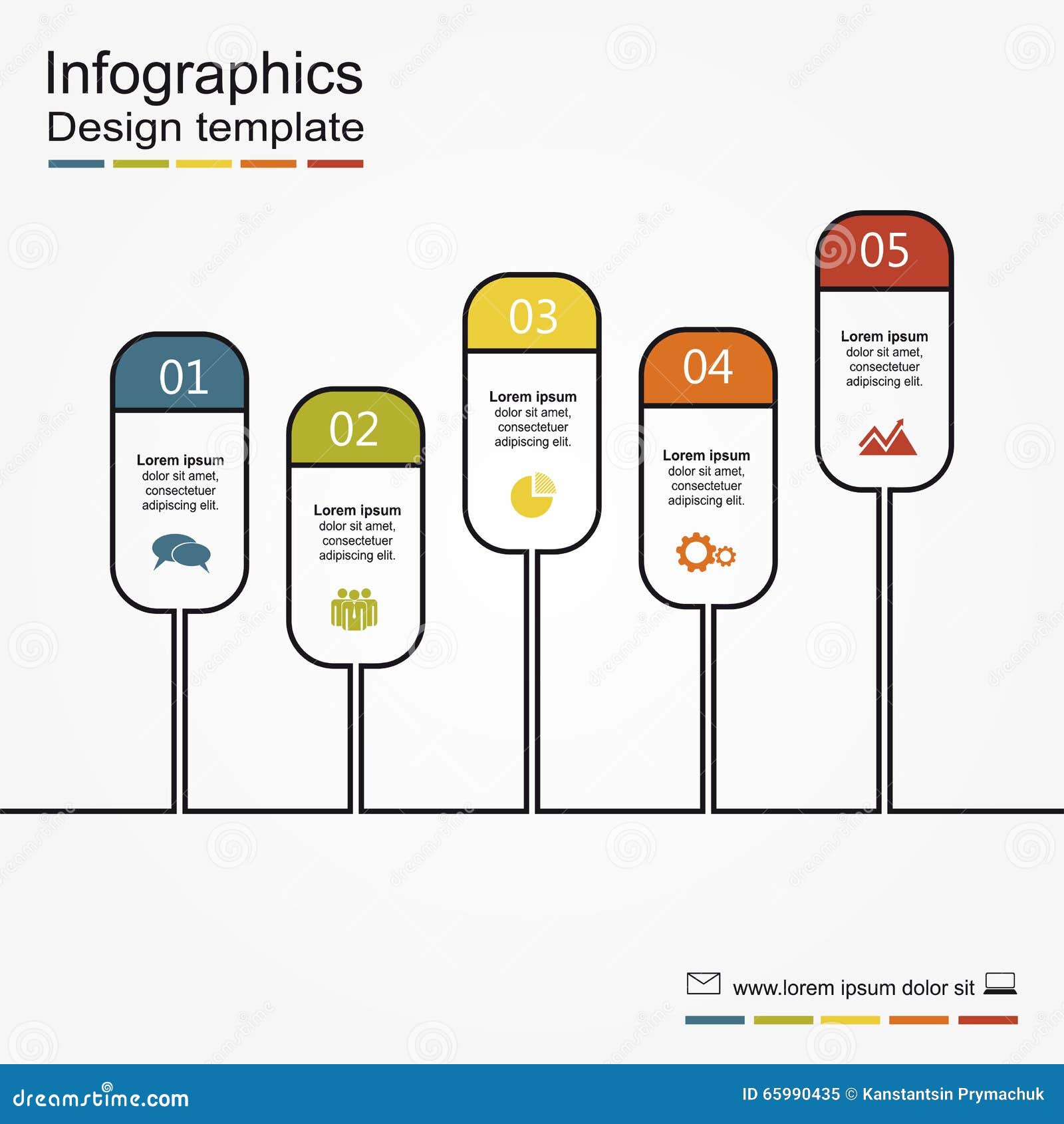 Banner Infographic Design Template. Vector Illustration Stock Vector ...