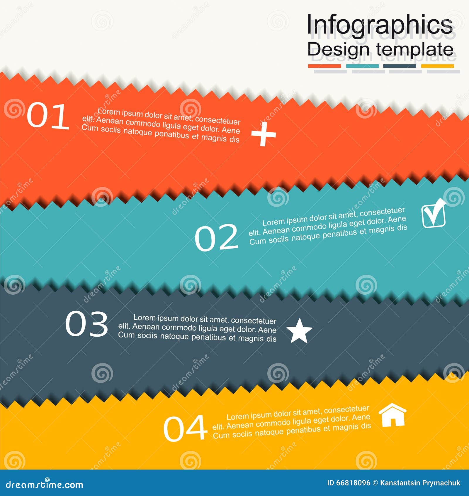 Banner Infographic Design Template. Vector Illustration. Stock Vector ...