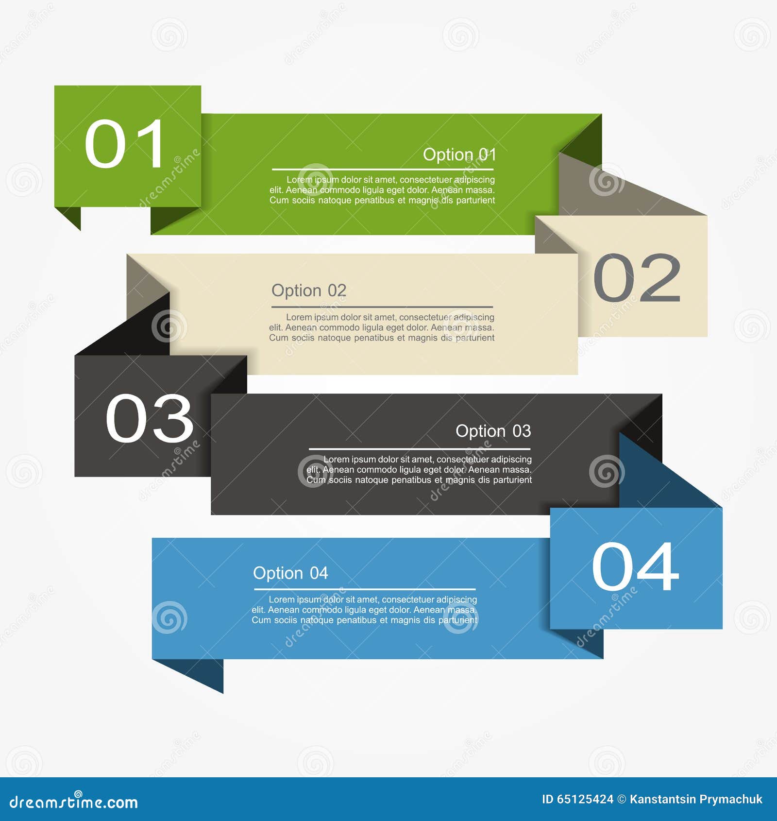 Banner Infographic Design Template. Vector Stock Vector - Illustration ...