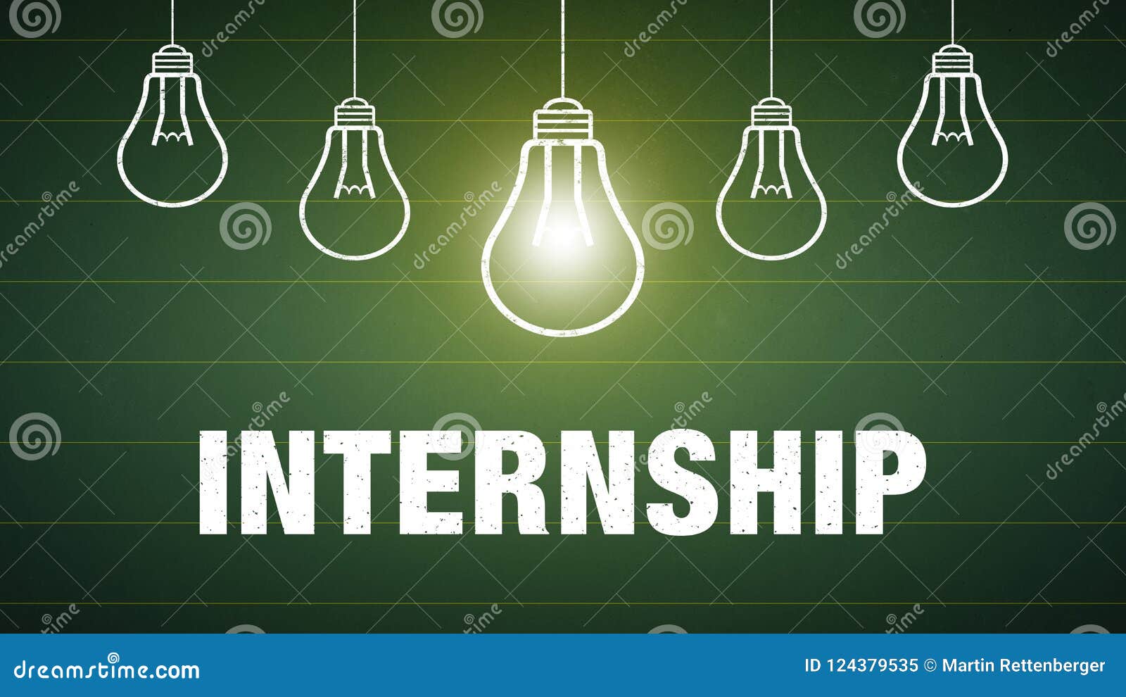 Banner Internship stock illustration. Illustration of knowledge - 124379535