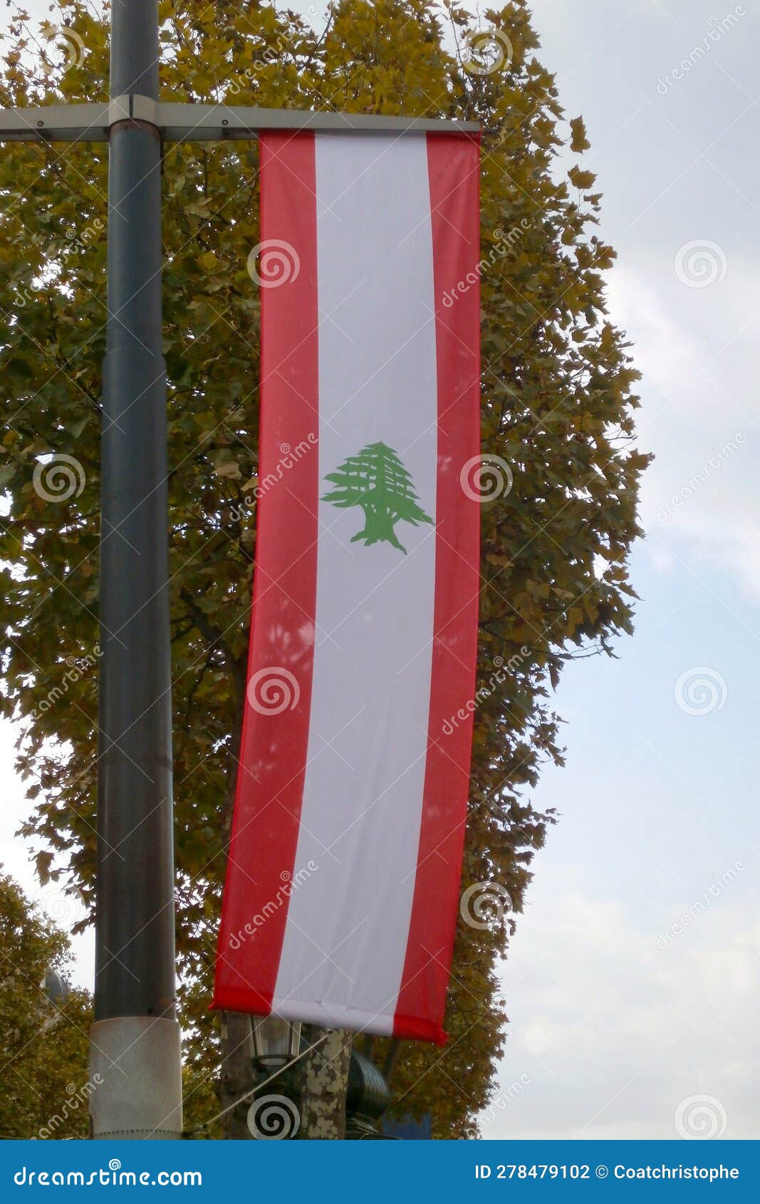Banner of Lebanon stock photo. Image of authority, sign - 278479102
