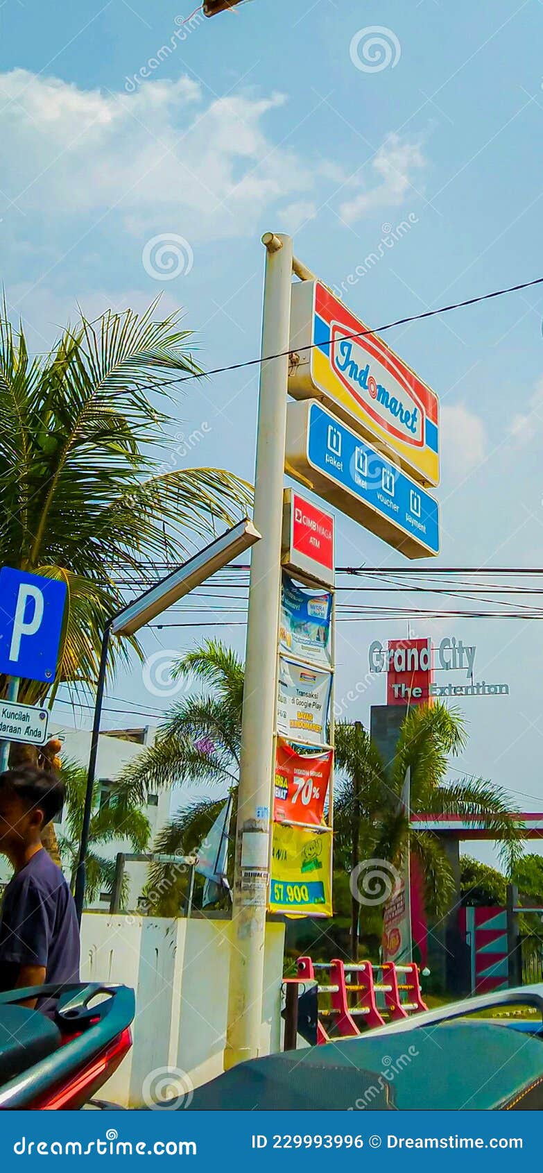 Banner mini market place editorial photo. Image of mini - 229993996