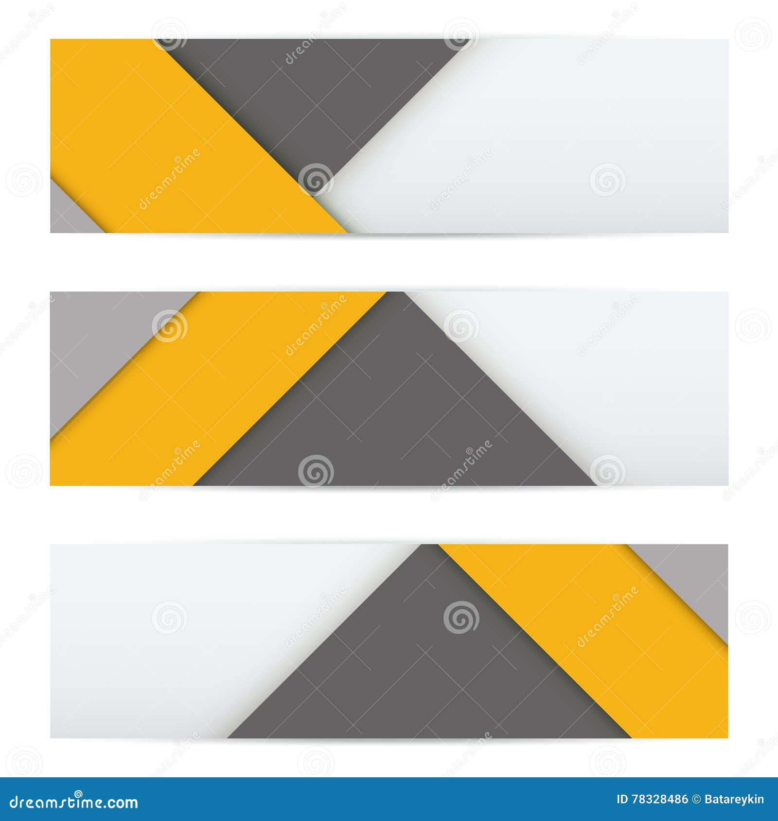 Banner of Modern Material Design. Stock Vector - Illustration of ...