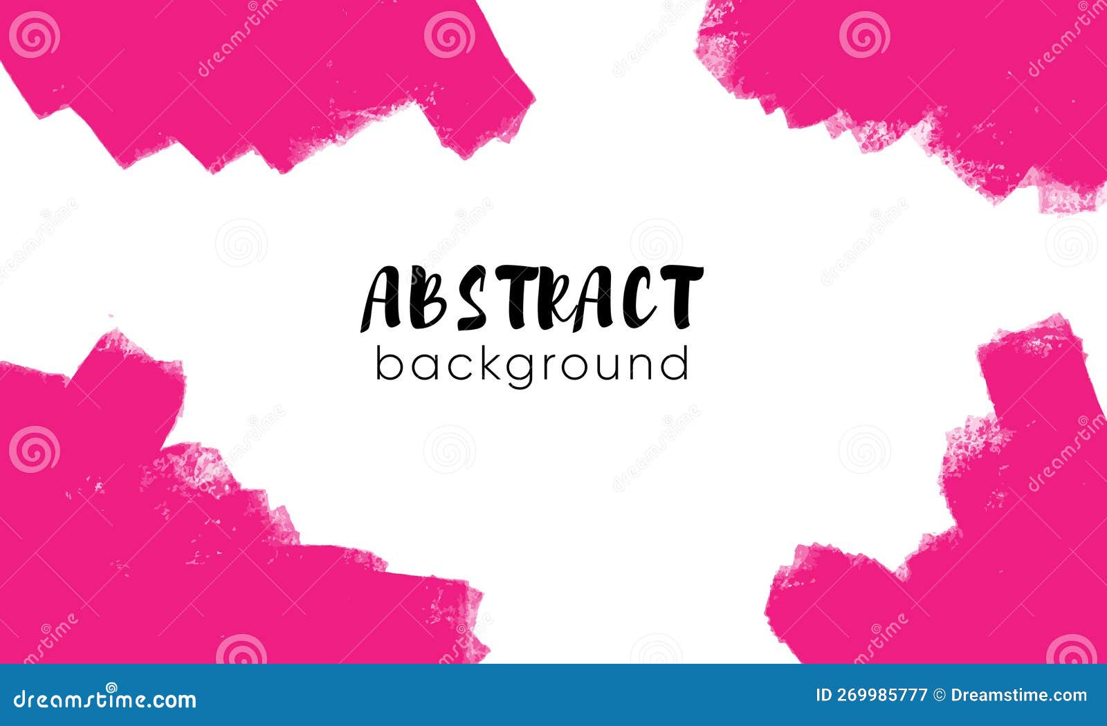 Banner with Pink Abstract Shapes. Stock Vector - Illustration of party ...
