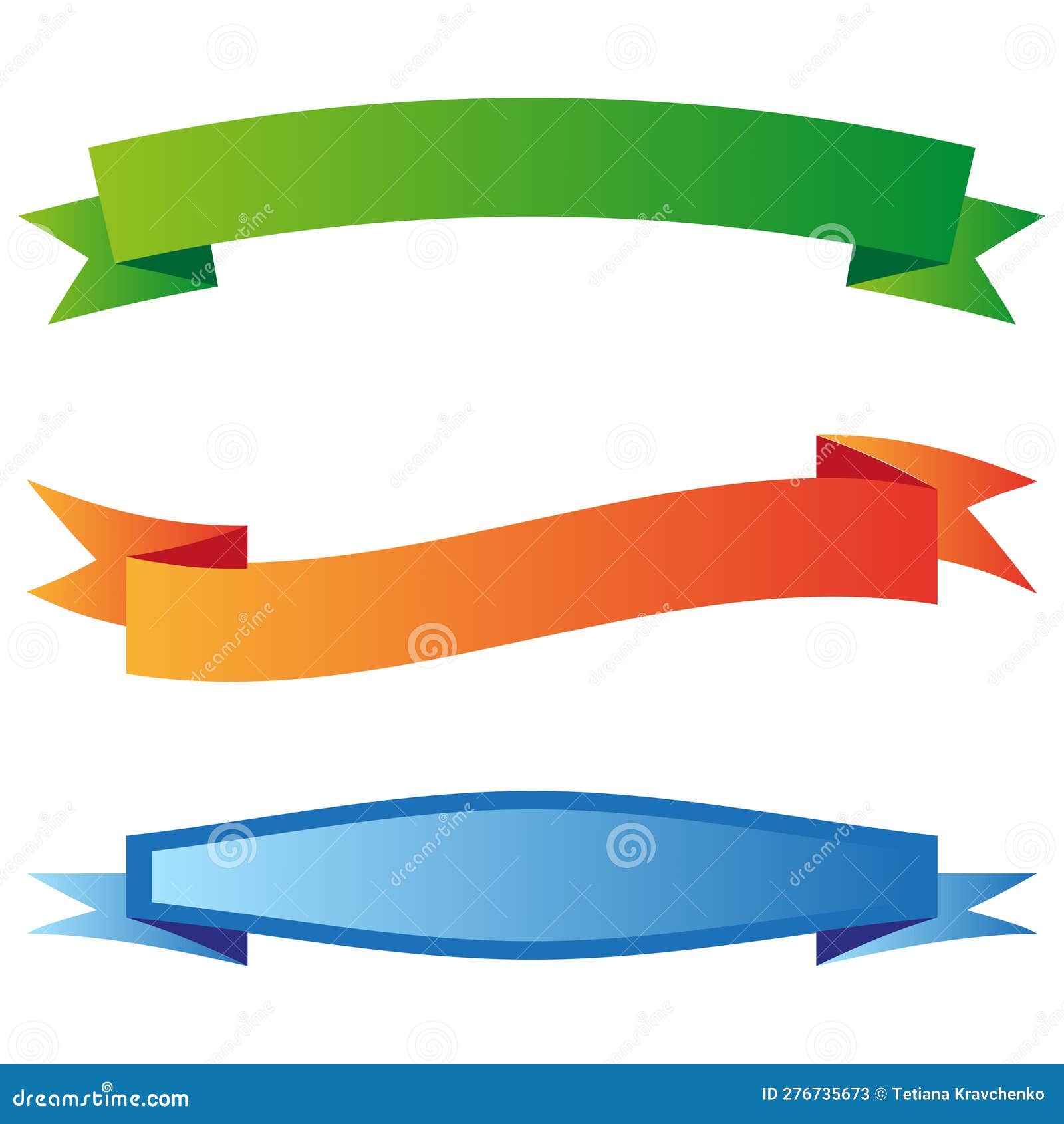 Banner, Plaque or Tag, Label Shape. Oblong, Long Rectangular Banner ...