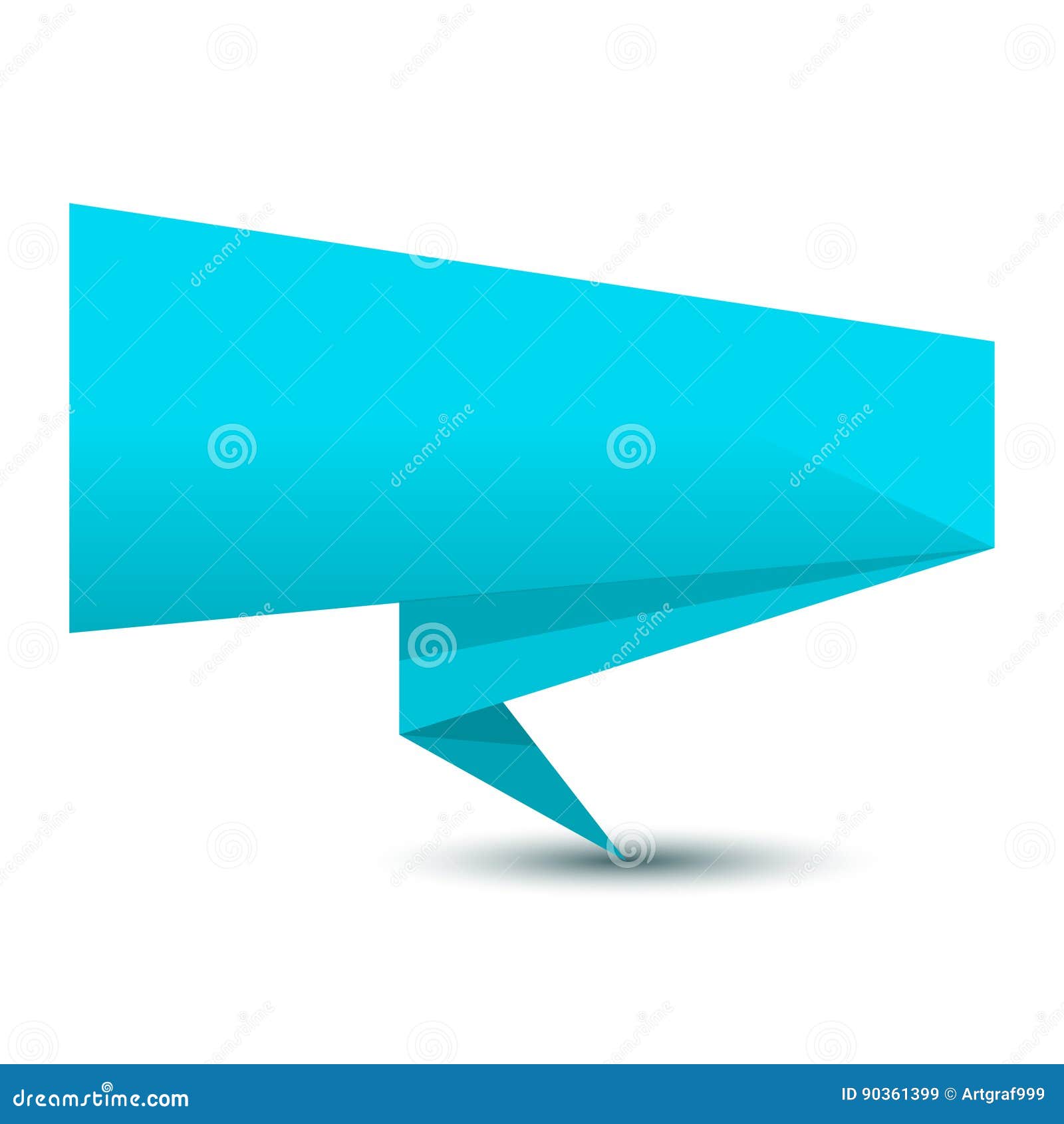 Banner Pointer. Vector Illustration Stock Vector - Illustration of blog ...