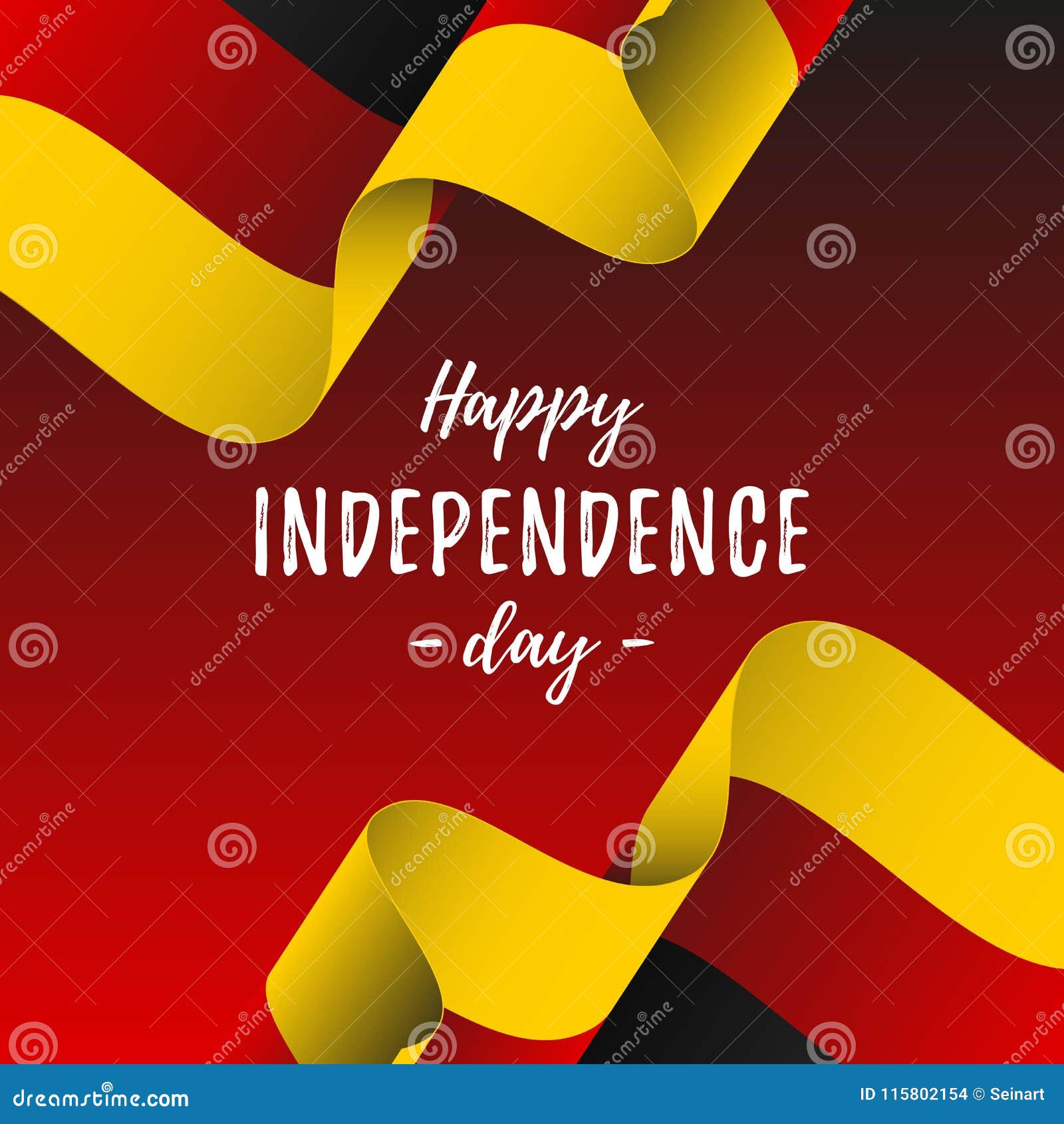 Banner or Poster of Germany Independence Day Celebration. Germany Flag ...