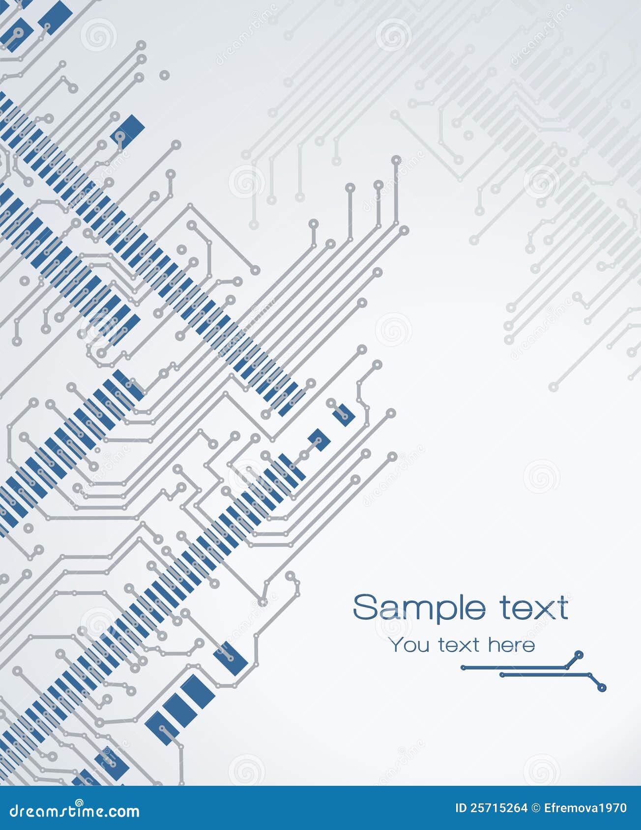 Banner Printed Circuit Board Stock Vector - Illustration of internal ...