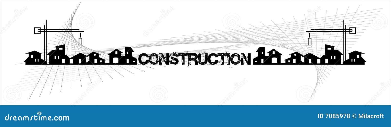 Construction Company Label And Badges. Vector | CartoonDealer.com #90147862