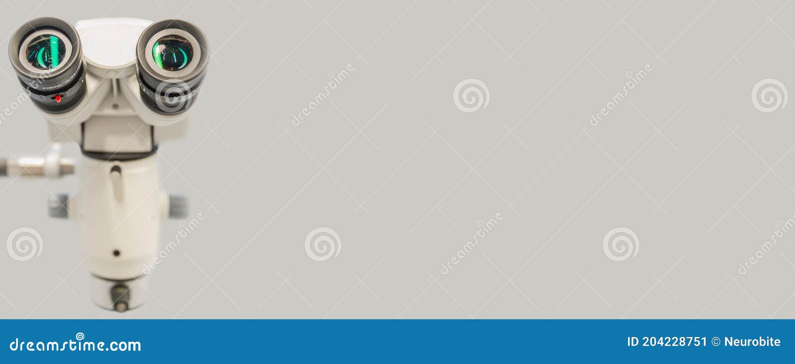 Banner With Research Binocular, A Low Magnification Microscope For ...