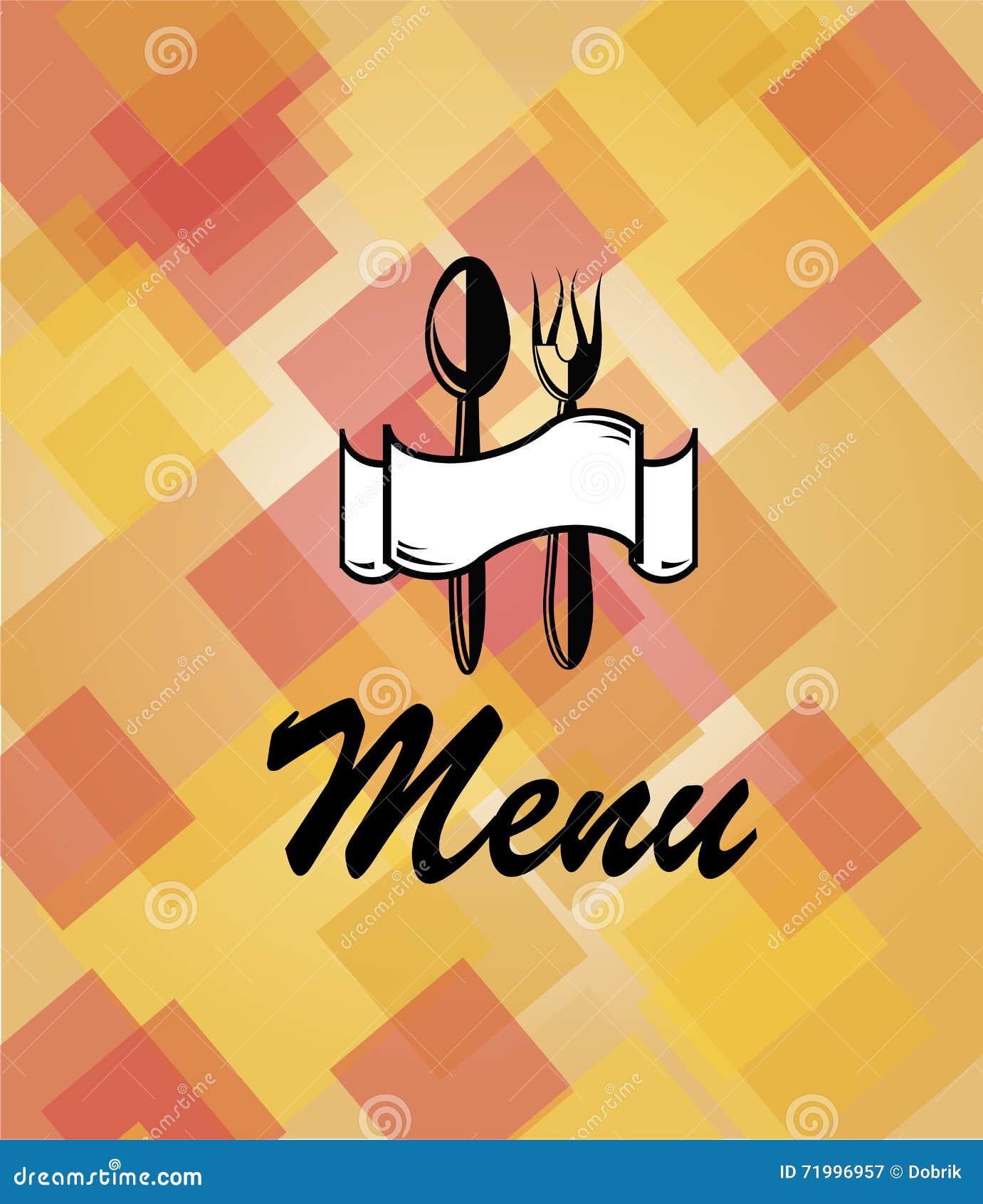 Banner for Restaurant and Cafe Stock Vector - Illustration of beverages ...