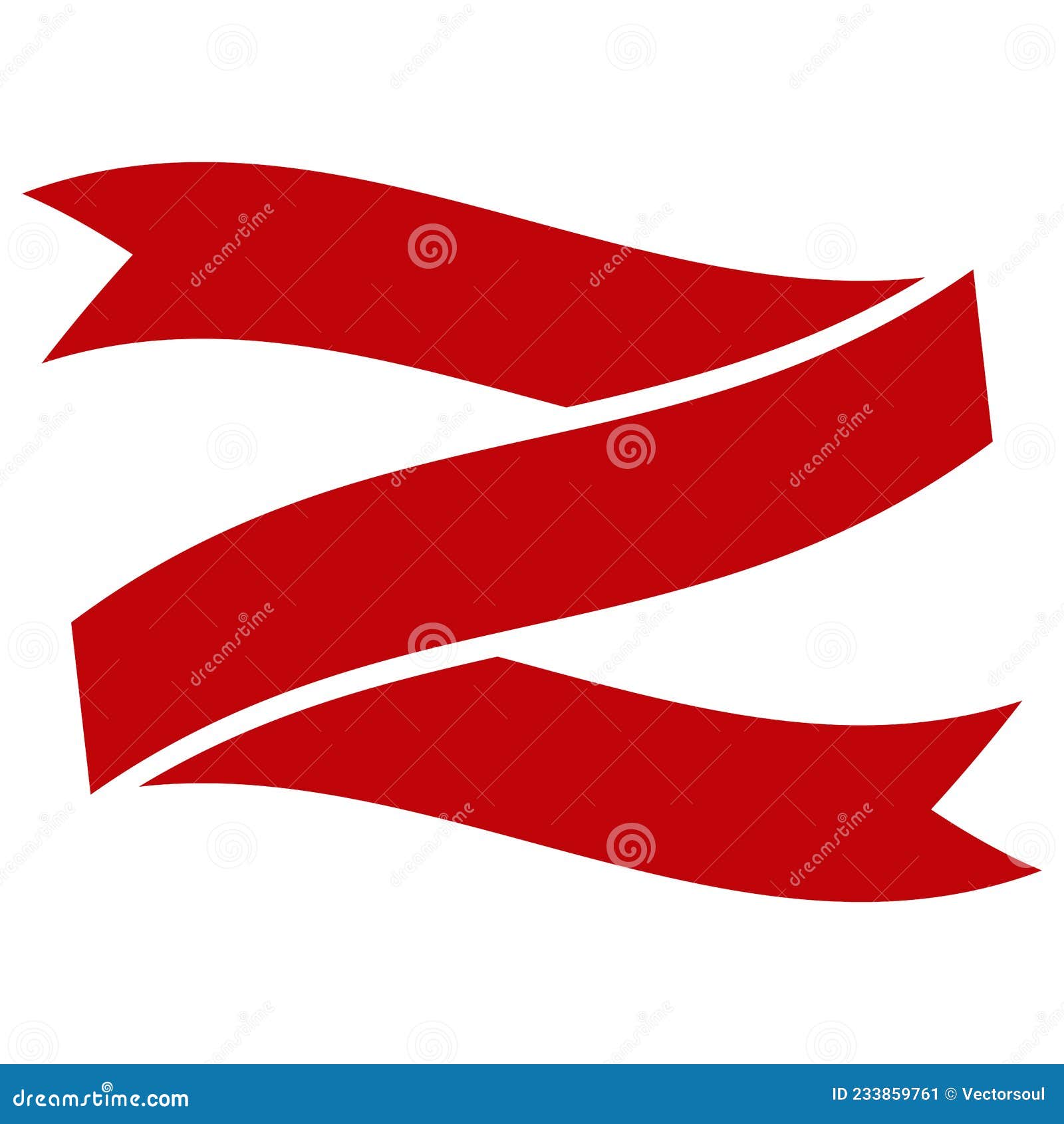 Banner, Ribbon Horizontal Shape, Design Element Stock Vector ...