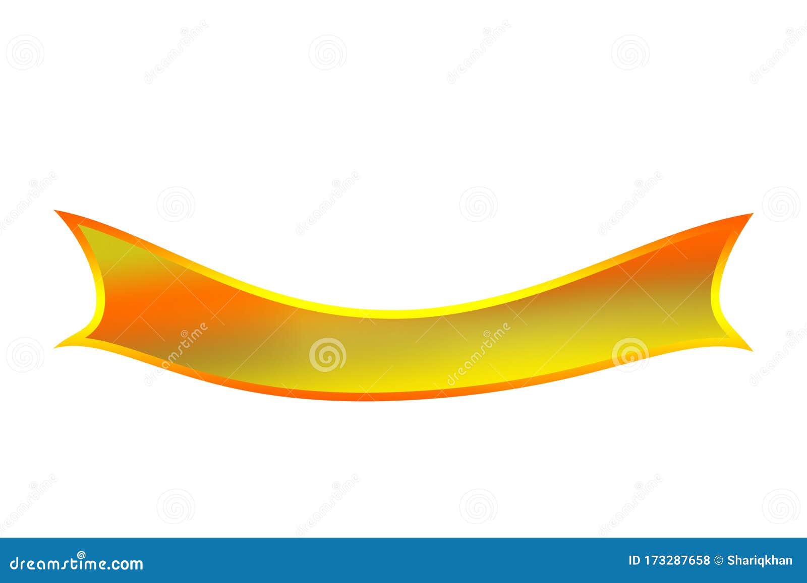 Banner Ribbon Image with Gradient Isolated Stock Illustration ...