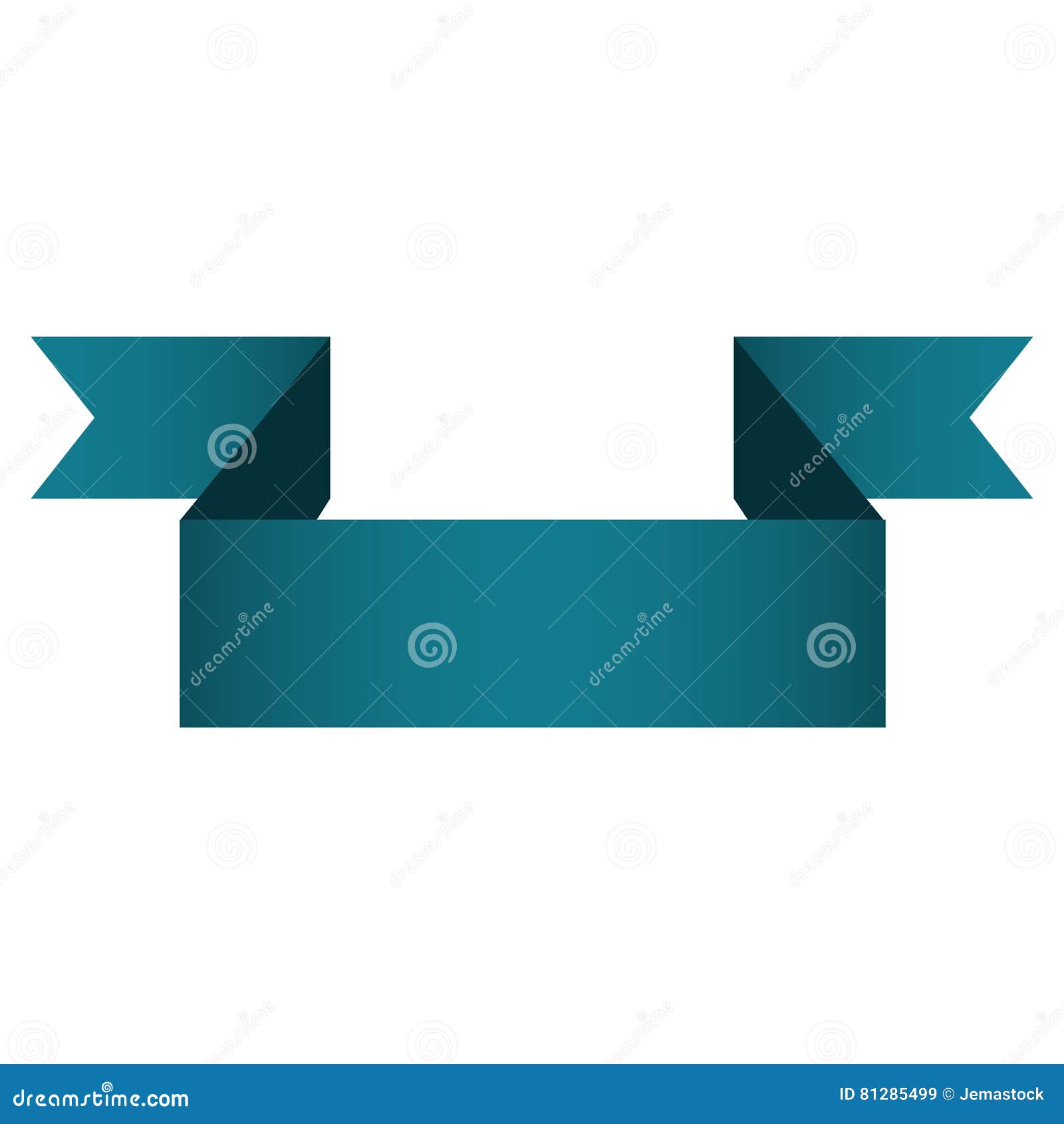 Banner Ribbon Ocean Blue Graphic Stock Vector - Illustration of ...