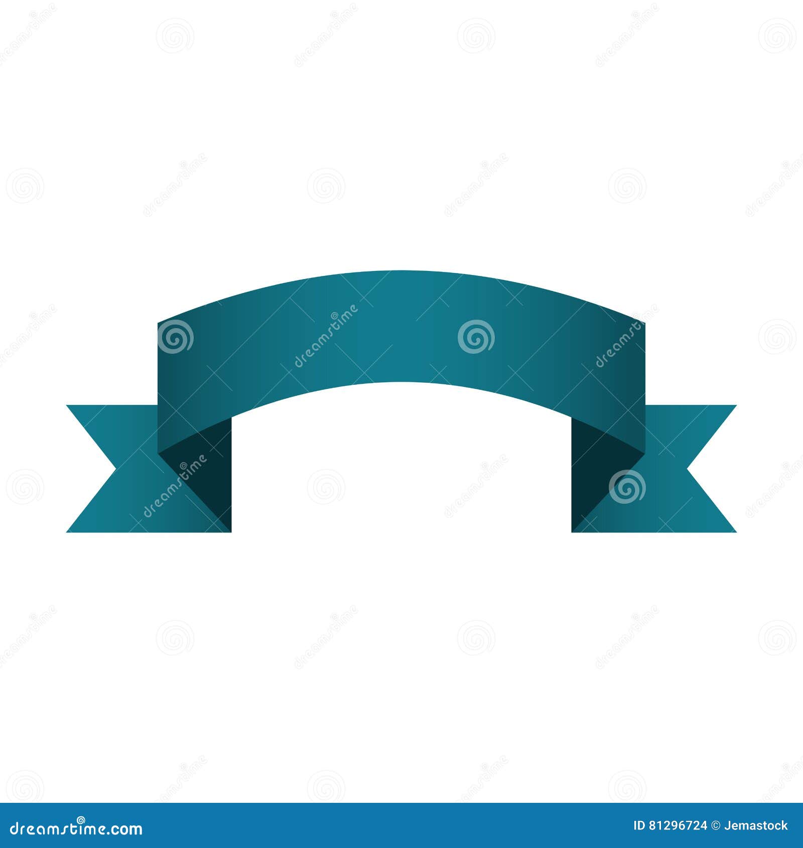 Banner Ribbon Ocean Blue Graphic Stock Vector - Illustration of element ...