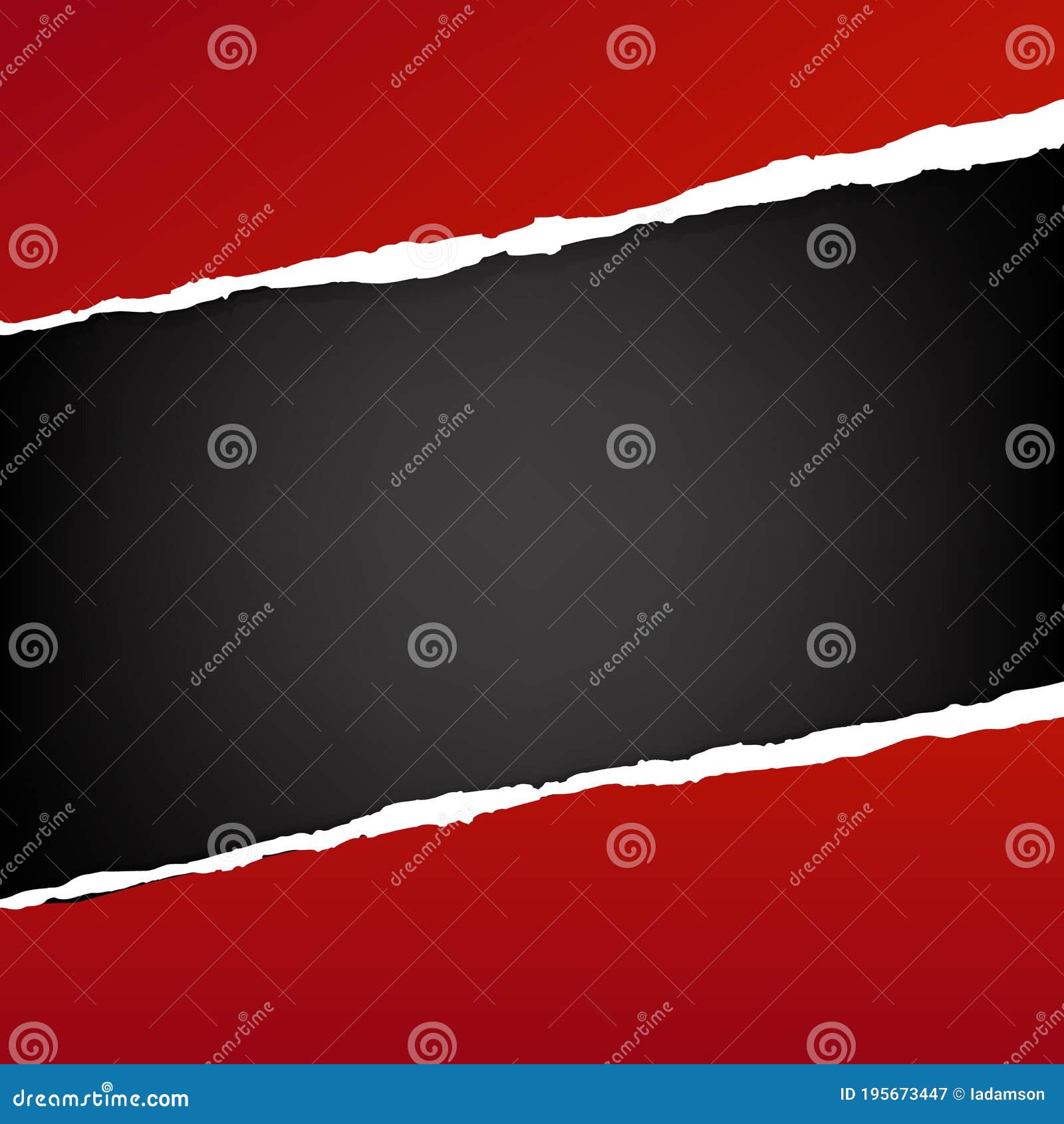 Banner with Ripped Paper stock vector. Illustration of design - 195673447