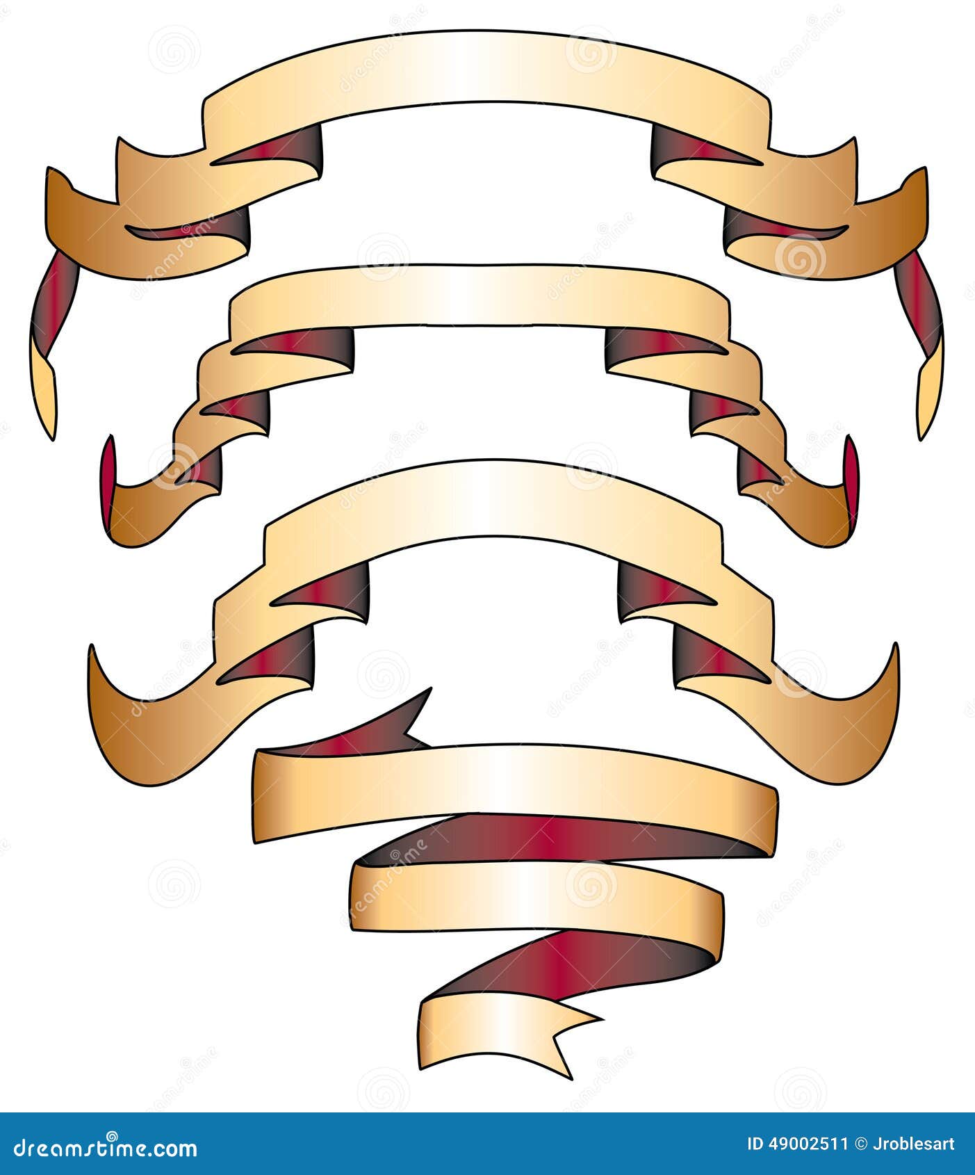 Banner-Scroll-7 ilustración del vector. Ilustración de retro - 49002511