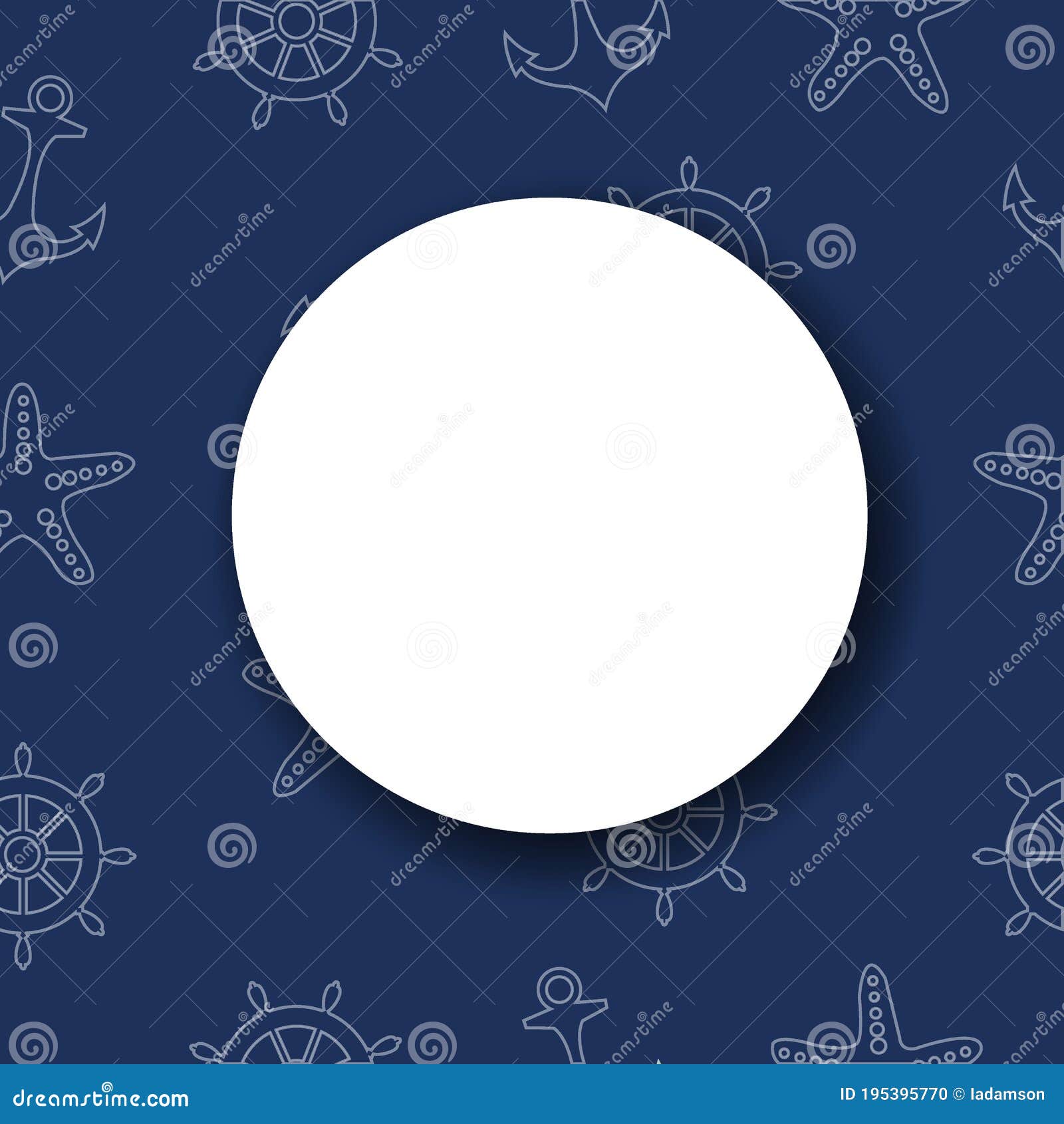 Banner with Sea Background stock vector. Illustration of cartoon ...