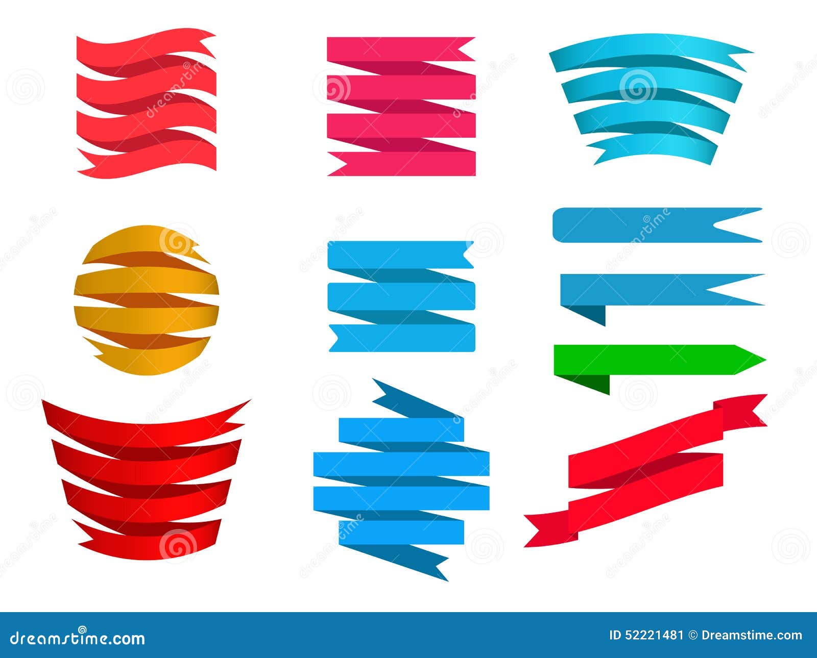 Banner Set stock vector. Illustration of celebration - 52221481