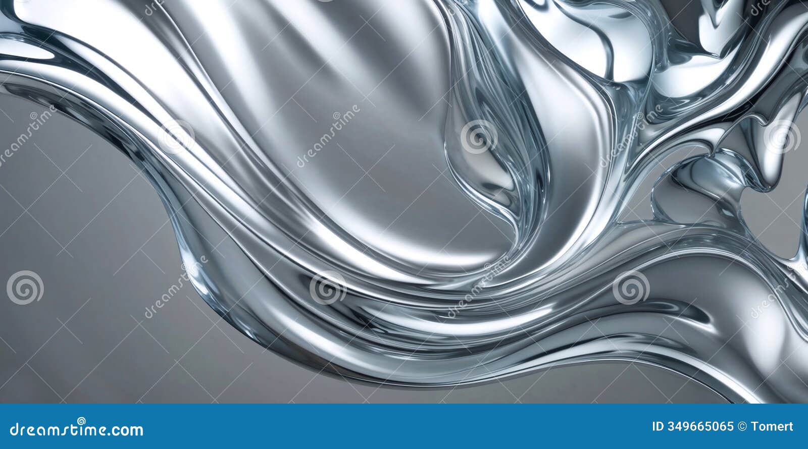 Banner of Silver Liquid Texture Background Stock Image - Image of ...