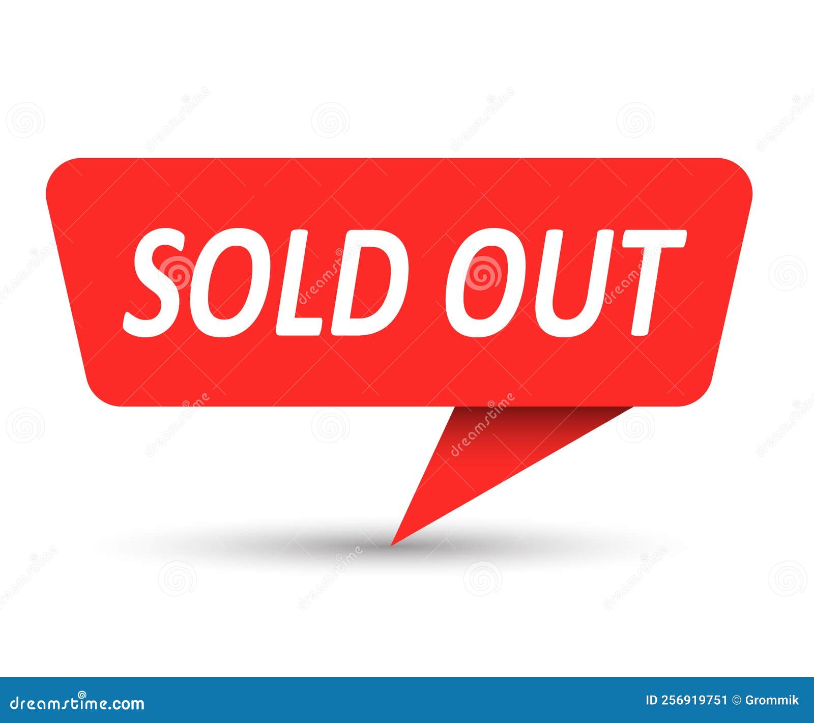 SOLD OUT. Vector Banner, Pointer, Sticker, Label or Speech Bubble Stock ...