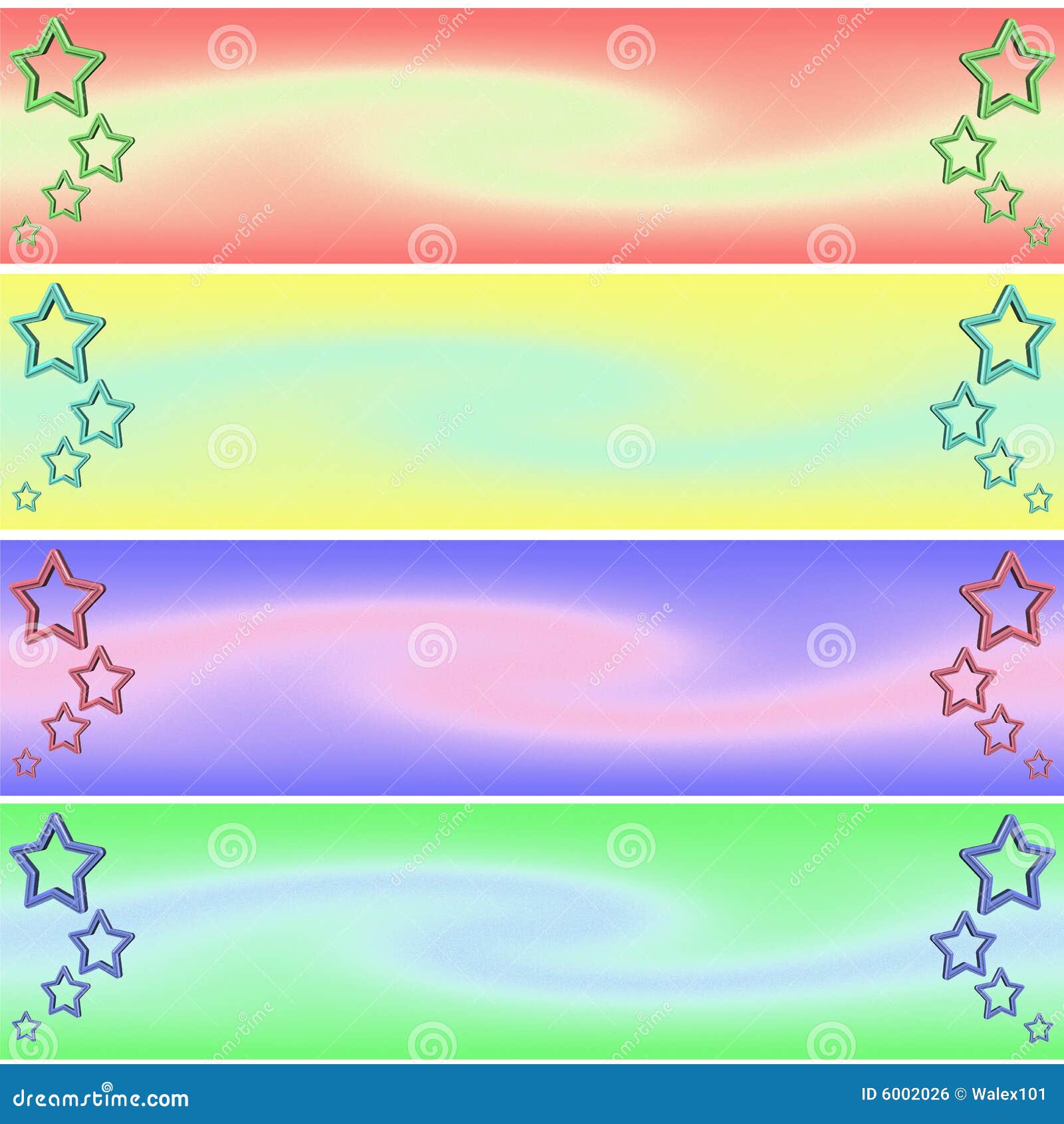 Banner star stock illustration. Illustration of blue, internet - 6002026