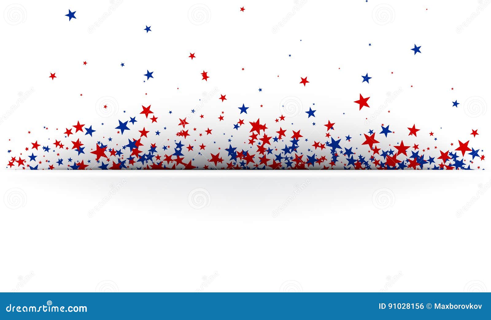 Banner with stars. stock vector. Illustration of celebrate - 91028156