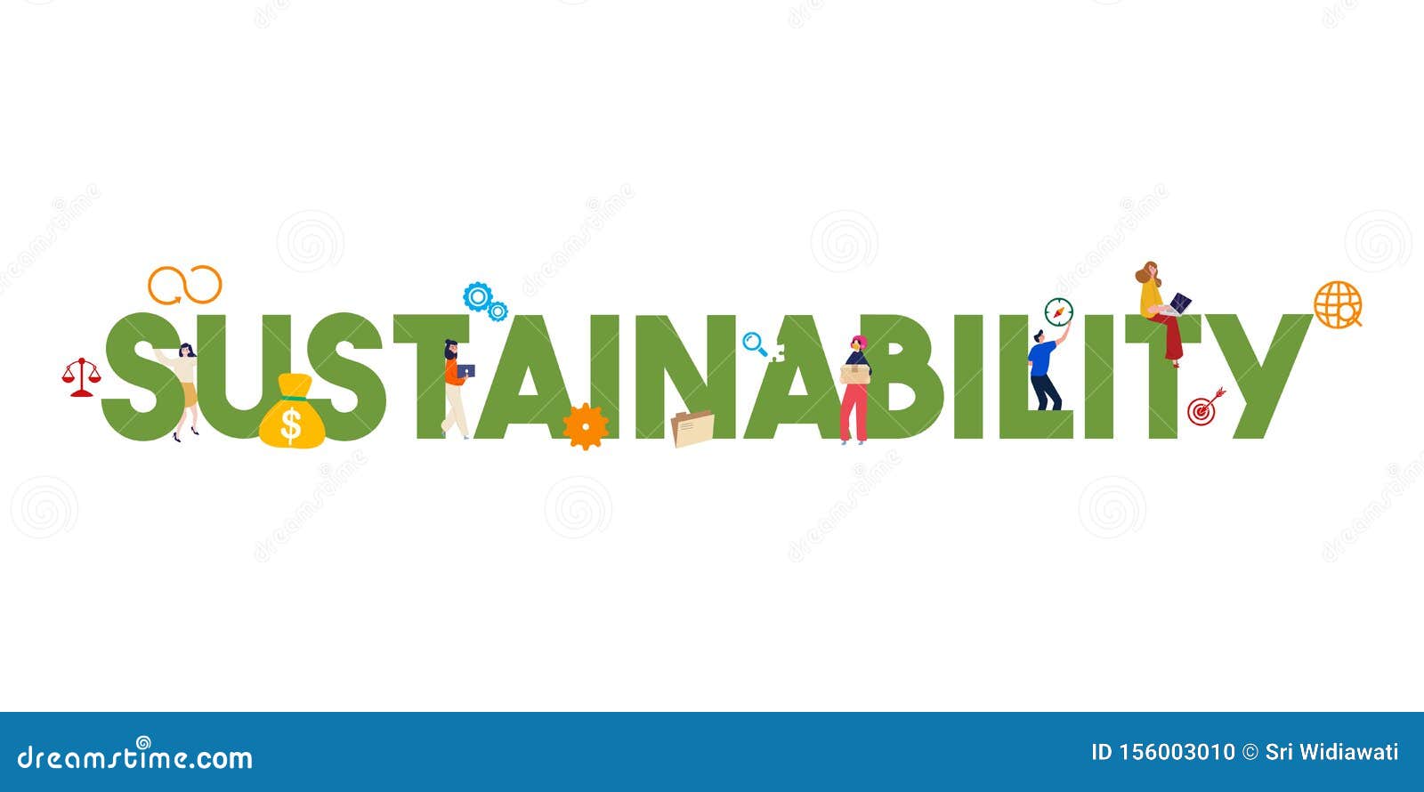 Illustration Of Sustainable Development Goals Sdgs Cartoon Vector