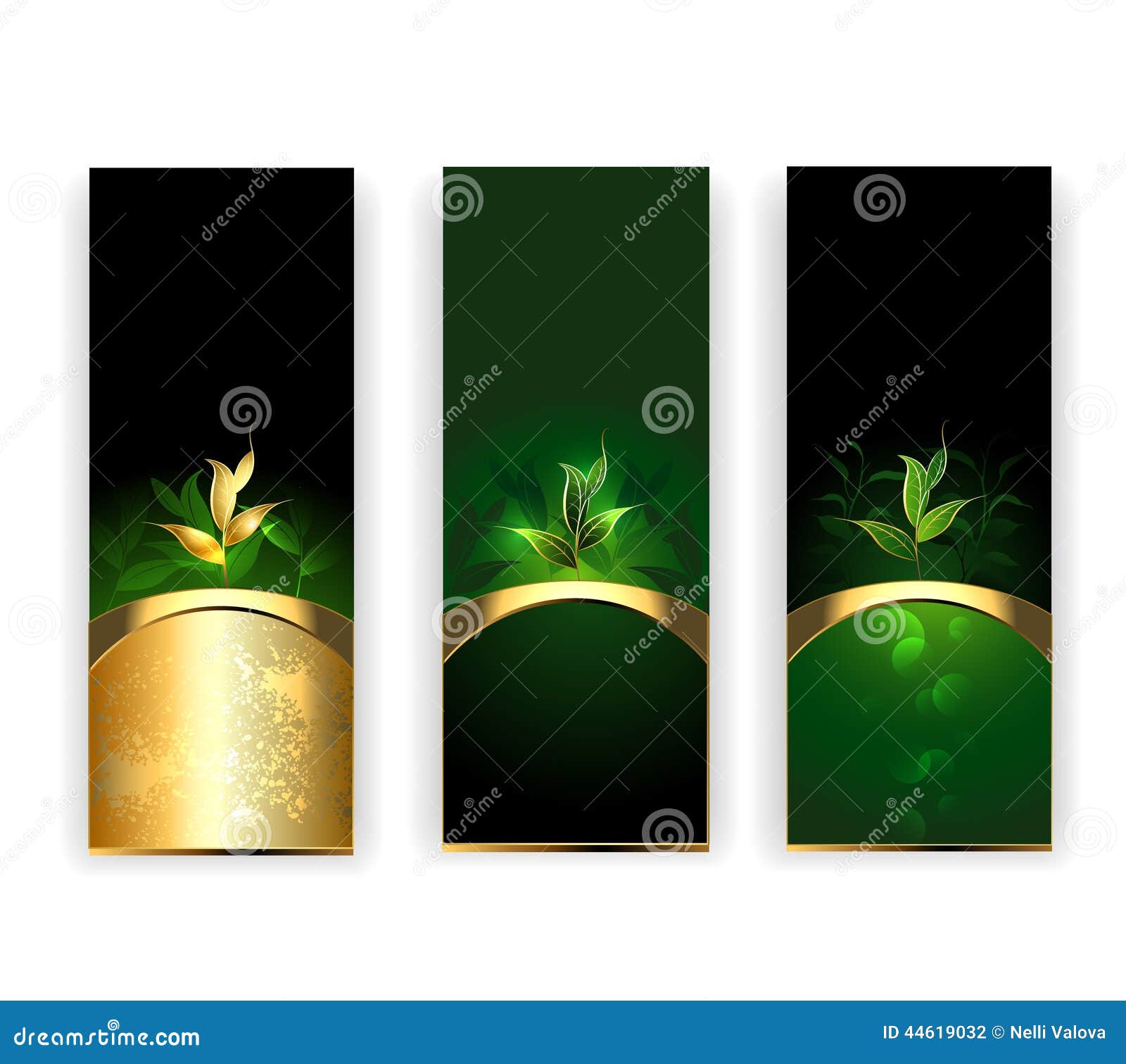 Banner with tea stock vector. Illustration of fresh, food - 44619032