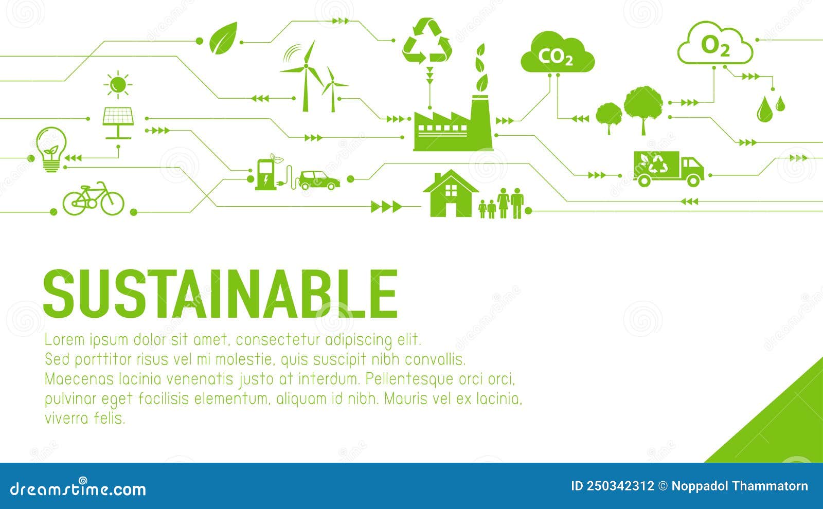 Banner Template and Background for Green Eco Friendly and ...