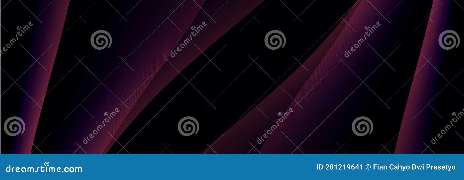 Banner Template Design with Header Interface Gradient Style Stock ...