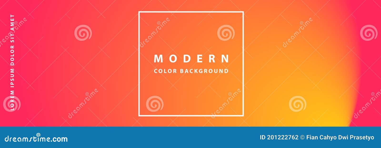 Banner Template Design with Header Interface Gradient Style Stock ...
