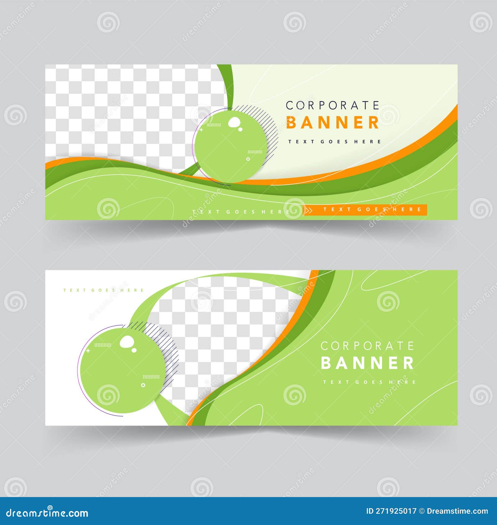 Banner Template Design Vector Stock Vector - Illustration of line ...