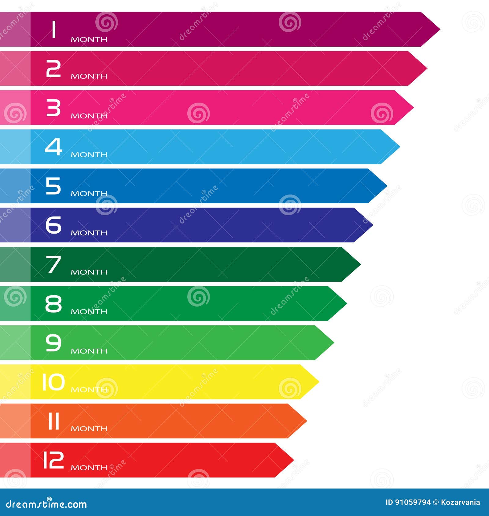 Banner Template Design Year Stock Vector - Illustration of brochure ...