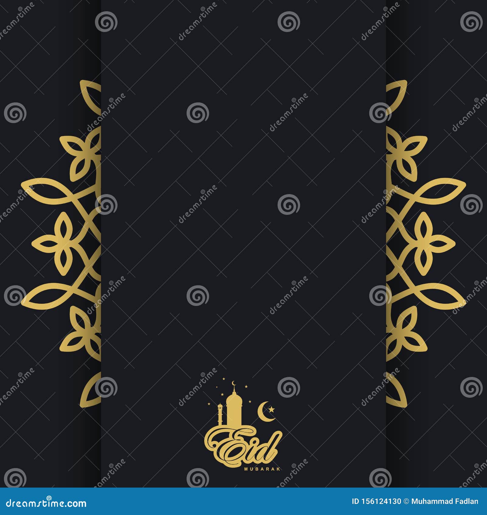 Banner Template Frame Vector Background for Any Designs, Calligraphy ...