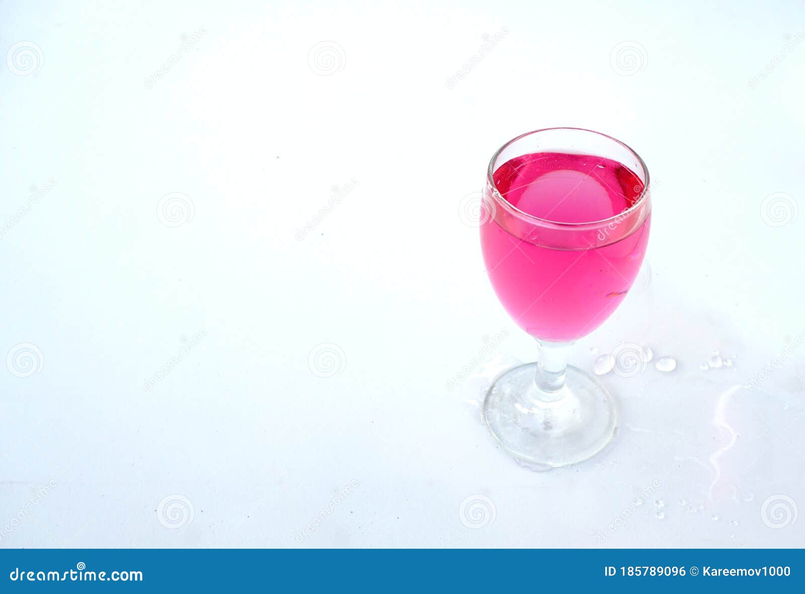 Banner Template with a a Glass of Syrup, Stock Photo - Image of move ...