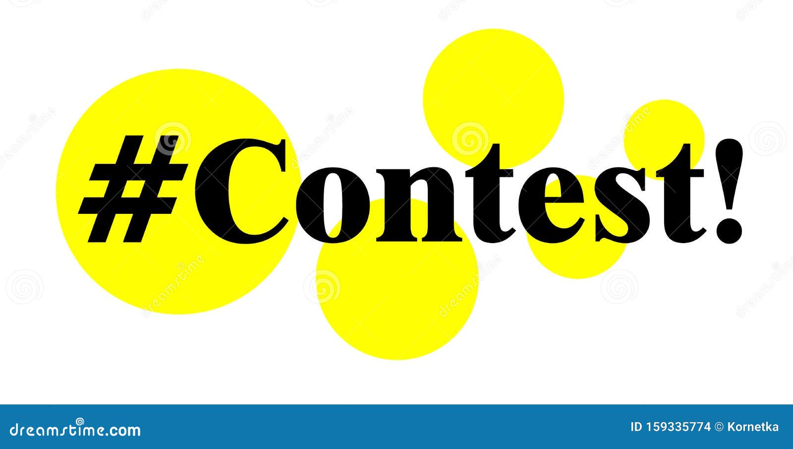 Banner with Text Contest. Bright Design. Tournament Banner. Stock ...