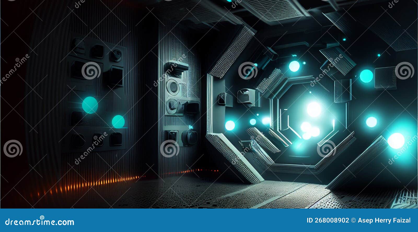 Banner with the Theme of Future Technology Stock Illustration ...