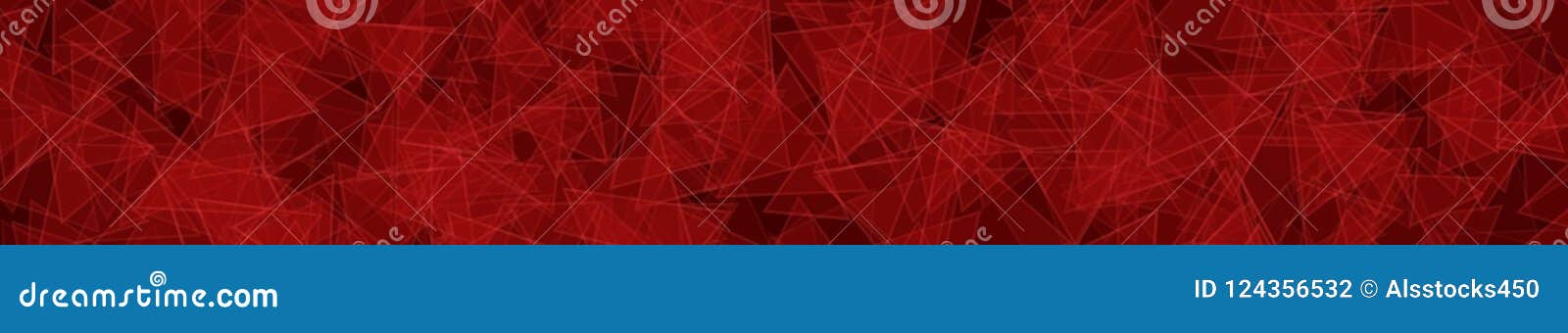 Banner of Translucent Triangles Stock Vector - Illustration of abstract ...