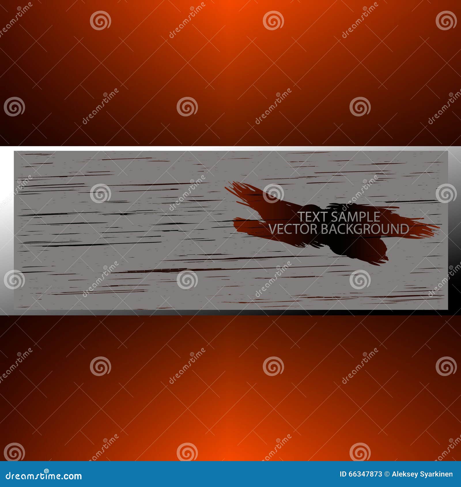 Banner Under Text with Wood Texture. Stock Vector - Illustration of ...