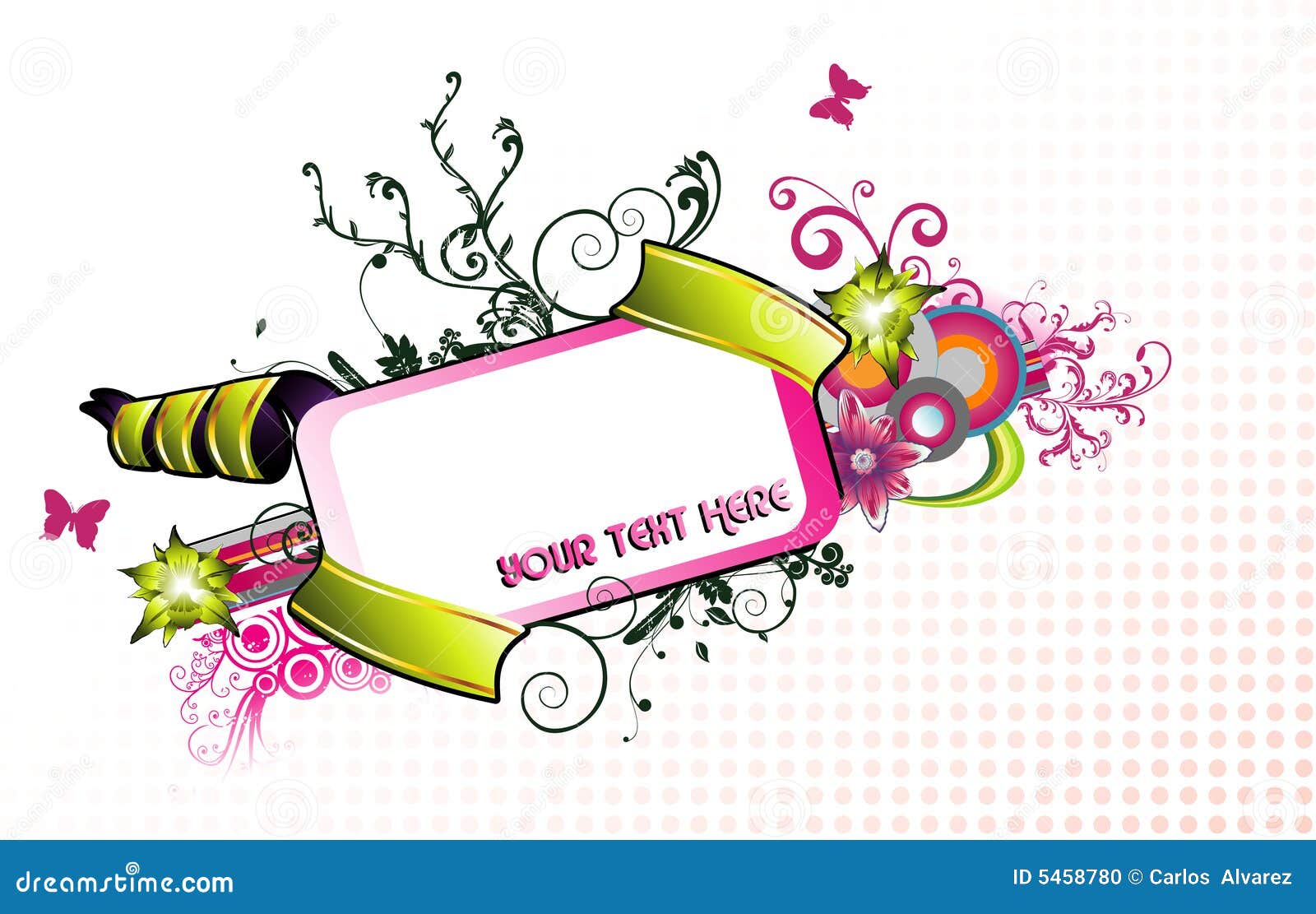 Banner vector composition stock vector. Illustration of flower - 5458780 Banner vector composition stock vector. Illustration of flower - 5458780