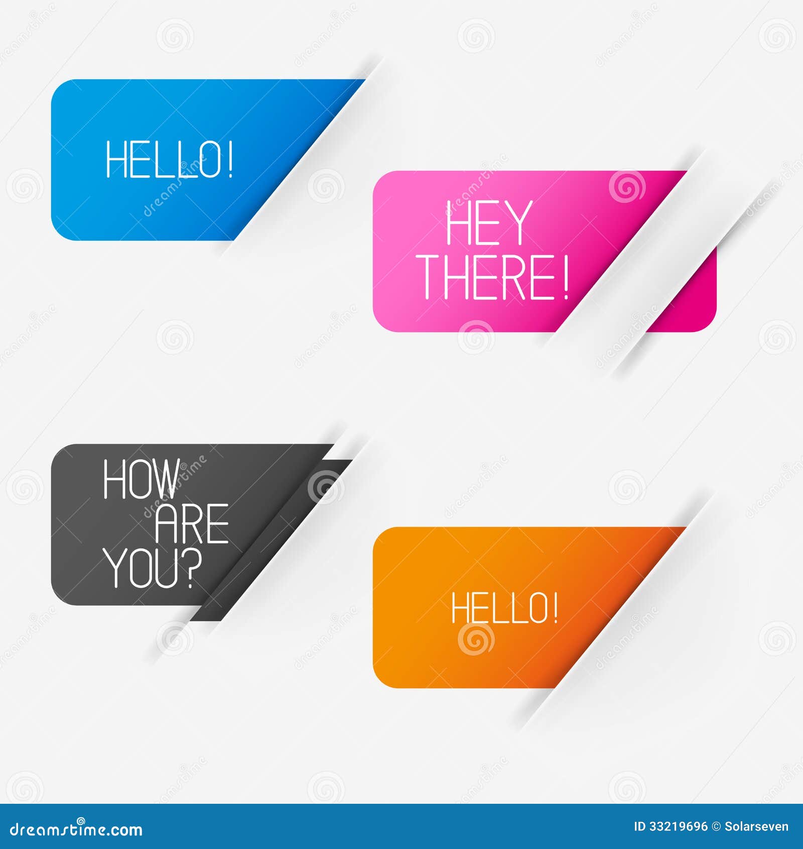 Banner Vector Elements stock vector. Illustration of element - 33219696