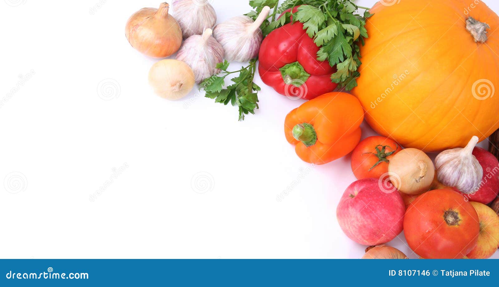Banner with vegetables stock photo. Image of apple, orange - 8107146