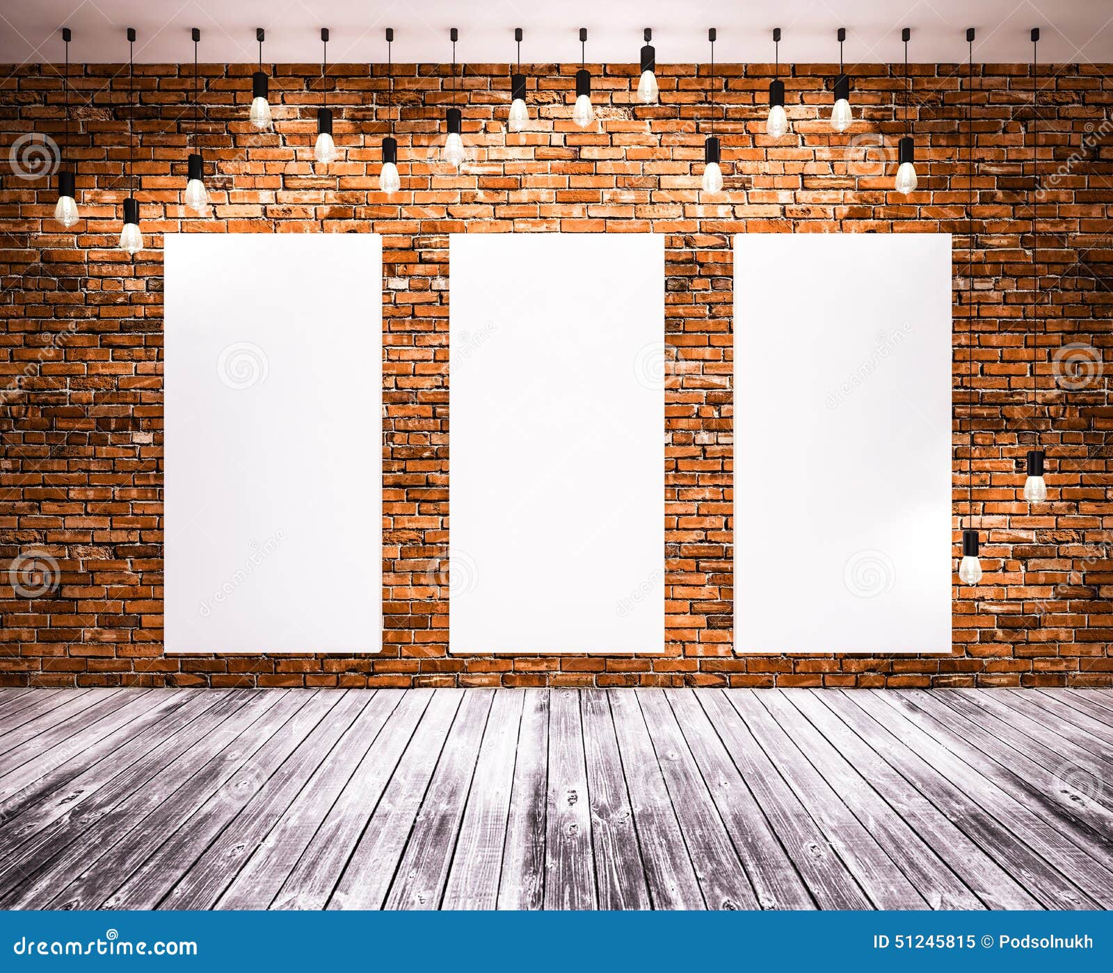 Banner on wall stock image. Image of construction, frame - 51245815