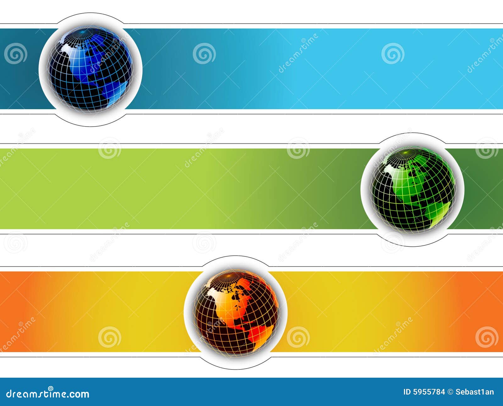 Banner world stock vector. Illustration of chart, connectivity - 5955784