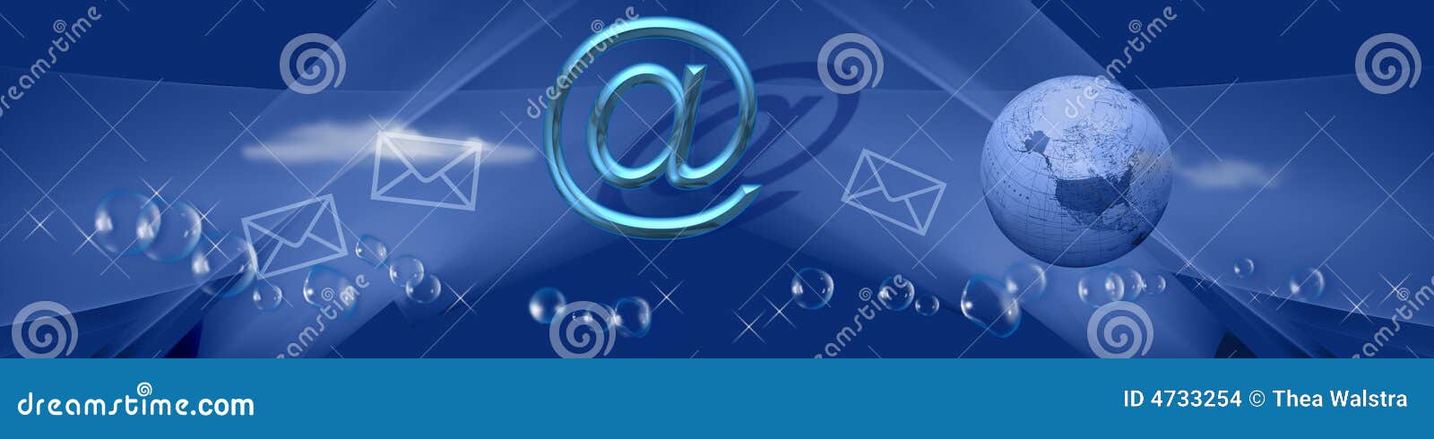 Banner World Wide Communication Stock Illustration - Illustration of ...